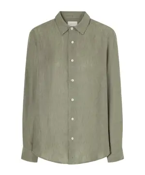 Aimé Leon Dore Linen Shirt - Gray
