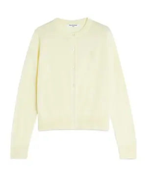 Maison Kitsuné Button Embroidered Cardigan