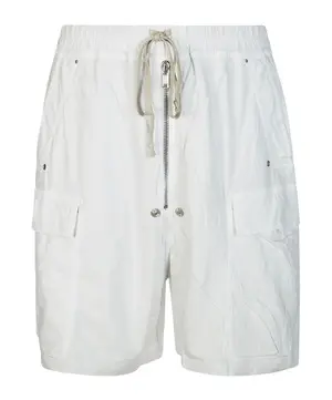 Rick Owens Bela Cargo Shorts - White