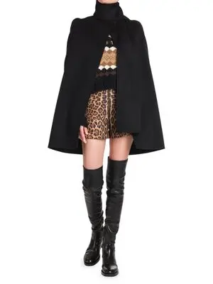 Valentino Garavani Tie-neck Cape