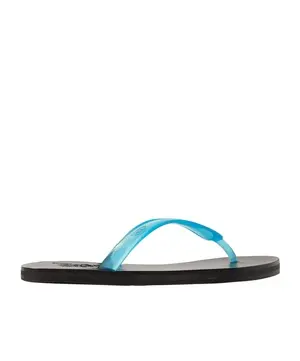 ANCIENT GREEK SANDALS Jelly Pvc Flip Flops - Black