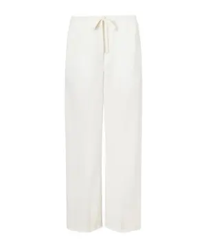 Citizens Of Humanity Aurora Cotton And Linen-blend Wide-leg Pants - Cream