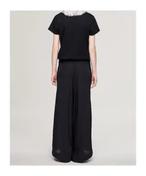 Y3 Wide Leg Textured Trousers