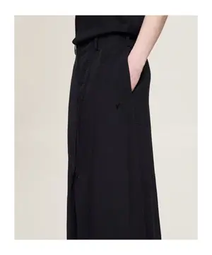 Y3 Wide Leg Textured Trousers