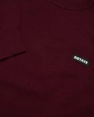 ROTATE BY BIRGER CHRISTENSEN Logo Crewneck Sweater