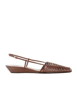 GIUSEPPE ZANOTTI Woven Wedge Sandals