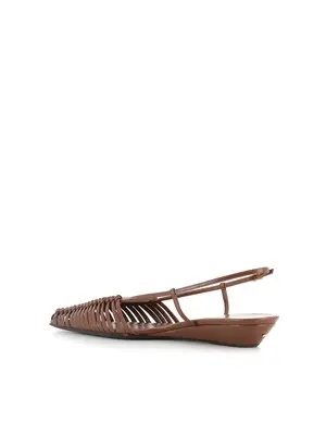 GIUSEPPE ZANOTTI Woven Wedge Sandals