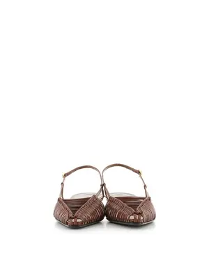 GIUSEPPE ZANOTTI Woven Wedge Sandals