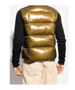 Dsquared2 Quilted Stand Collar Down Gilet - Brown