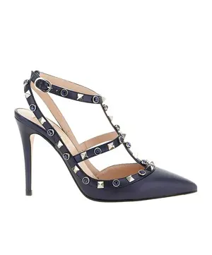 Valentino Garavani Rockstud Ankle-strap Pumps - Multicolor