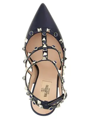 Valentino Garavani Rockstud Ankle-strap Pumps - Multicolor