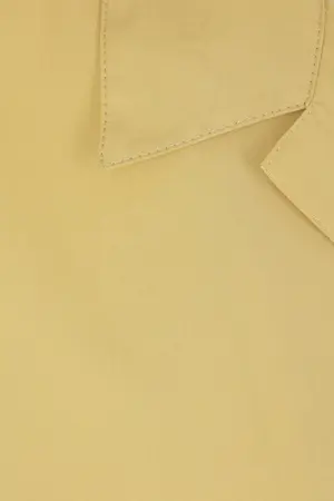 AMI Paris Short-sleeved Curved Hem Shirt