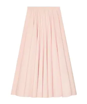 Givenchy Givenchy Flared Long Circular Skirt Nude