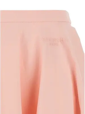 Givenchy Flared Long Circular Skirt - Nude