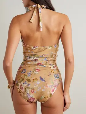 Zimmermann Patience One Piece Swimsuit - Nude