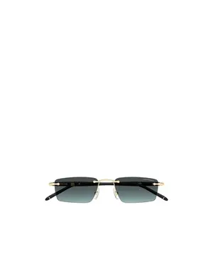 Montblanc Rectangle Frame Sunglasses - Black