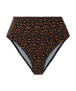 TOTEME Pleated Stretch Bikini Pants - Black