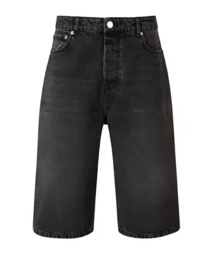 AMI Paris Long Denim Shorts
