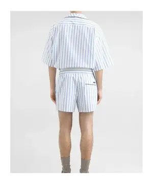 Dolce & Gabbana Striped Drawstring Bermuda Shorts