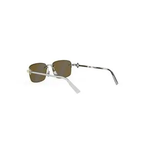 Dior Cd Diamond Rectangle Frame Sunglasses - Green