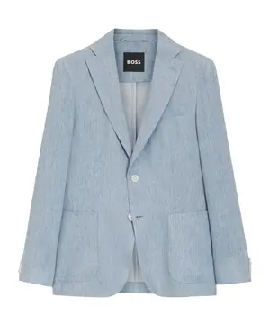 Hugo Boss Chest-pocket Blazer - Gray