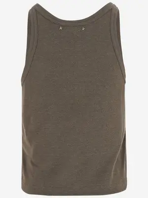 GOLDEN GOOSE Mara Crewneck Tank Top
