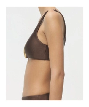 Simkhai Veyra Embellished Bikini Top