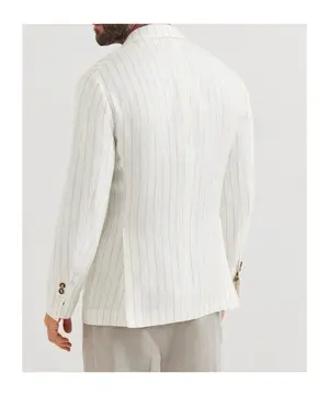 Brunello Cucinelli Striped Blazer - Panama