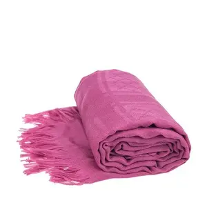 Gucci Logo Tassel Scarf - Pink