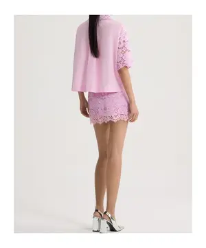 PATOU Short-sleeved Lace Shirt