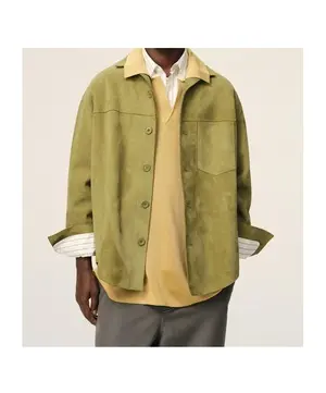 AMI Paris Buttoned Overshirt - Matcha
