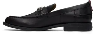 Hugo Boss Round-toe Loafers With Logo Hardware