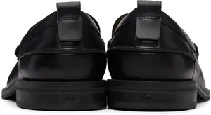 Hugo Boss Round-toe Loafers With Logo Hardware