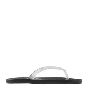 ANCIENT GREEK SANDALS Saionara" Jelly Pvc Flip Flops - Black