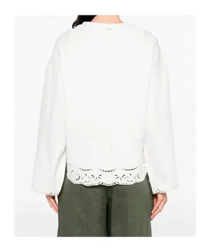 TWINSET Embroidered Detail Sweatshirt