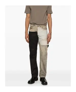 Rick Owens Paneled Jeans - Black