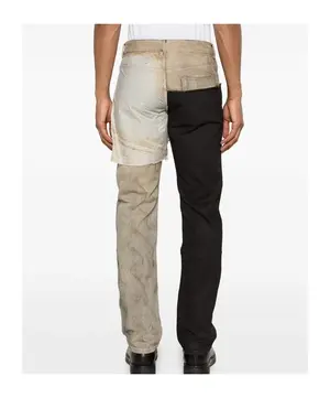 Rick Owens Paneled Jeans - Black
