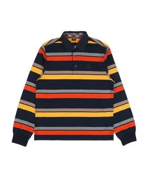 PAUL  SHARK Striped Long-sleeved Polo Shirt