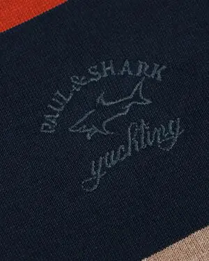 PAUL  SHARK Striped Long-sleeved Polo Shirt