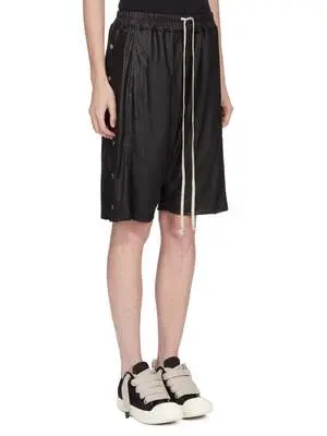 Rick Owens Button Detail Drawstring Shorts