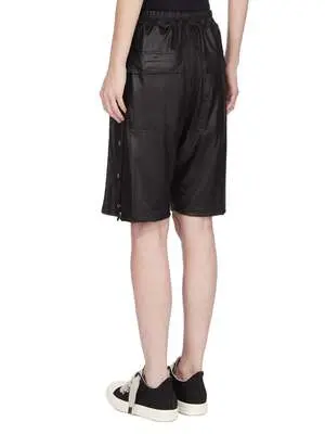 Rick Owens Button Detail Drawstring Shorts