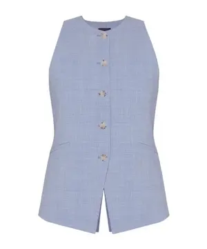Hugo Boss Sleeveless Button-up Vest