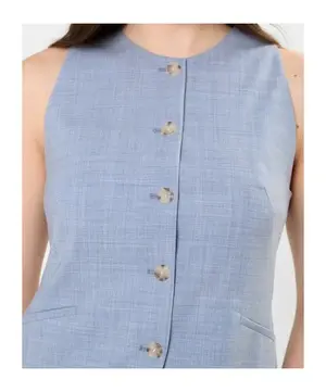 Hugo Boss Sleeveless Button-up Vest