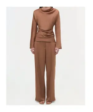 Simkhai Satin Wide-leg Trousers