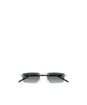 Montblanc Montblanc Rectangle Frame Sunglasses Gray