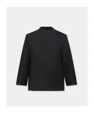 Kenzo Double-breasted Tailored Kimono Jacket In Virgin Wool