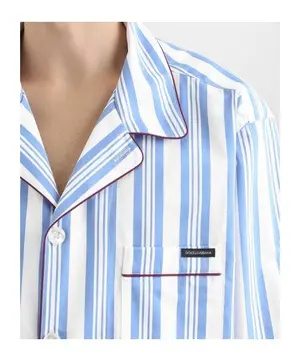Dolce & Gabbana Striped Poplin Vanity Shirt