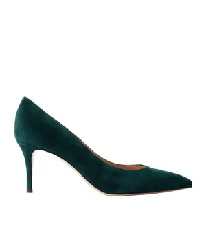 GIANVITO ROSSI Suede Pumps - Black