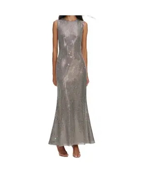 SELF-PORTRAIT Sleeveless Maxi Dress