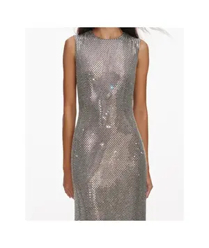 SELF-PORTRAIT Sleeveless Maxi Dress